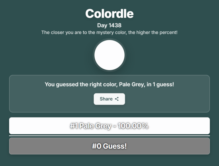Colordle Hints and Answer for Today (March 2, 2026)