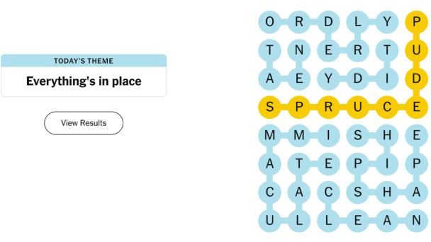 NYT Strands: (Everything's in place) Hints and Answers for Today (March ...