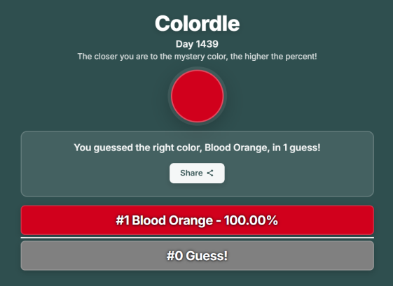 Colordle Hints and Answer for Today (March 3, 2026)