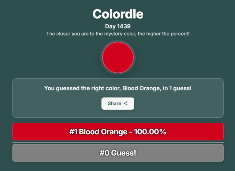 Colordle Hints and Answer for Today (March 3, 2026)