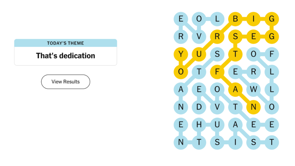 NYT Strands: (That's dedication) Hints and Answers for Today (March 6 ...