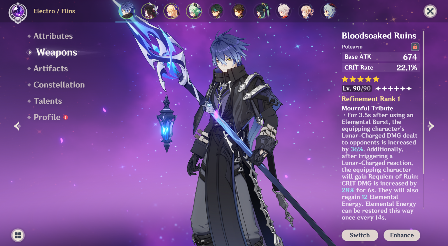 Genshin Impact Flins Build Guide: Best Weapons, Teams, Artifacts, and More