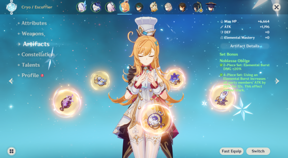 Genshin Impact Escoffier Build Guide: Best Weapons, Teams, Artifacts ...