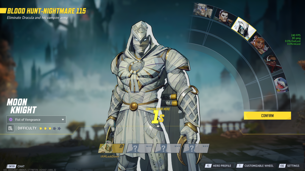 Best Melee Moon Knight Build for Marvel Rivals Blood Hunt: Traits, Gear ...