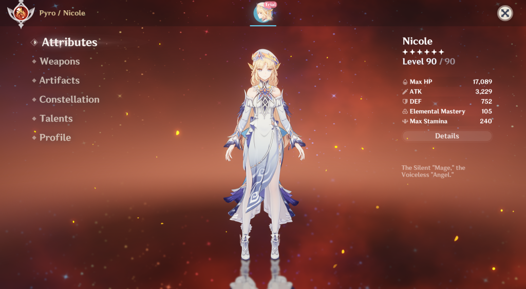 Genshin Impact Nicole Build Guide: Best Weapons, Teams, Artifacts, and More