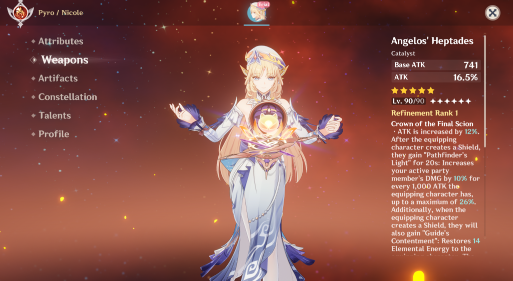 Genshin Impact Nicole Build Guide: Best Weapons, Teams, Artifacts, and More