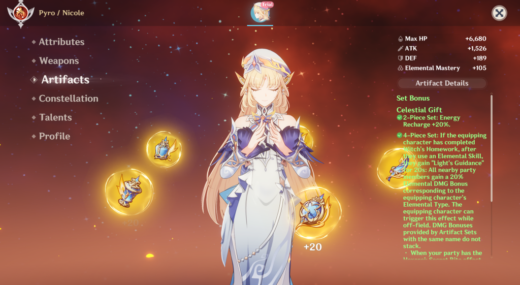 Genshin Impact Nicole Build Guide: Best Weapons, Teams, Artifacts, and More