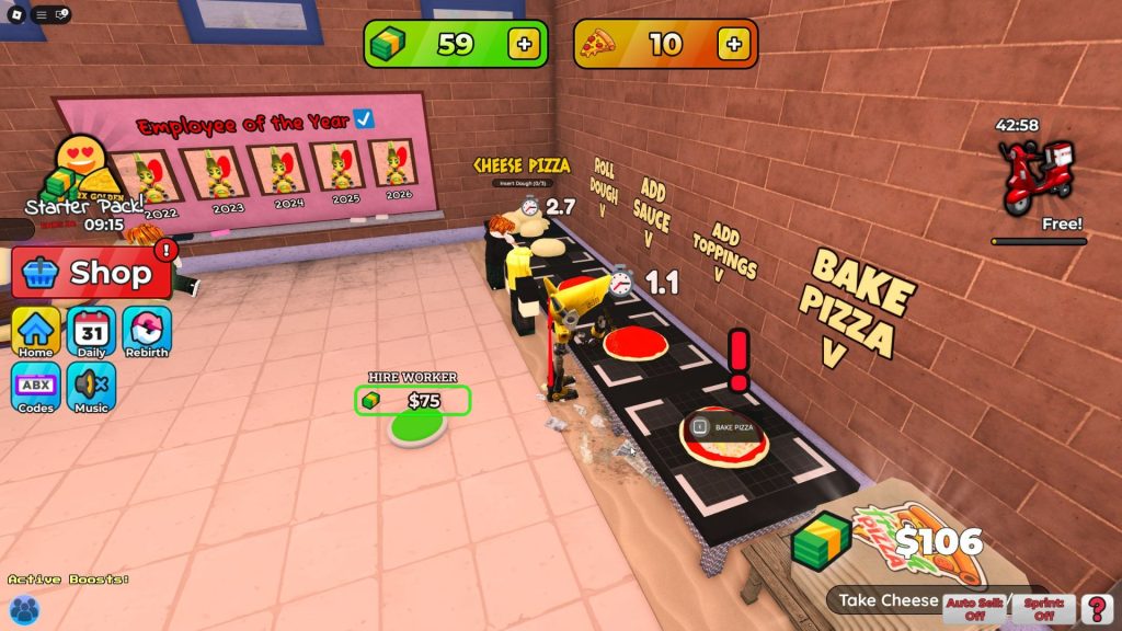 Own a Pizza Tycoon Codes (June 2026)