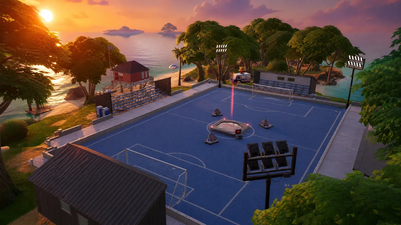 Where is the Soccer Field in Fortnite? Striker Sprite Guide